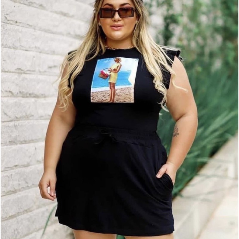 conjunto.plus.size | Shopee Brasil