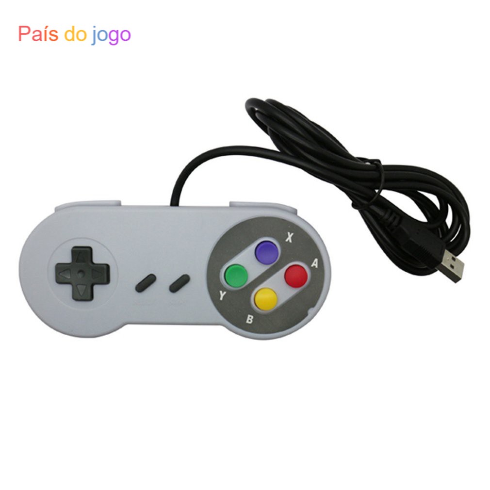 Controlador De Jogo Super Nin Controller Snes Usb Interface Pc Game Controller | Shopee Brasil