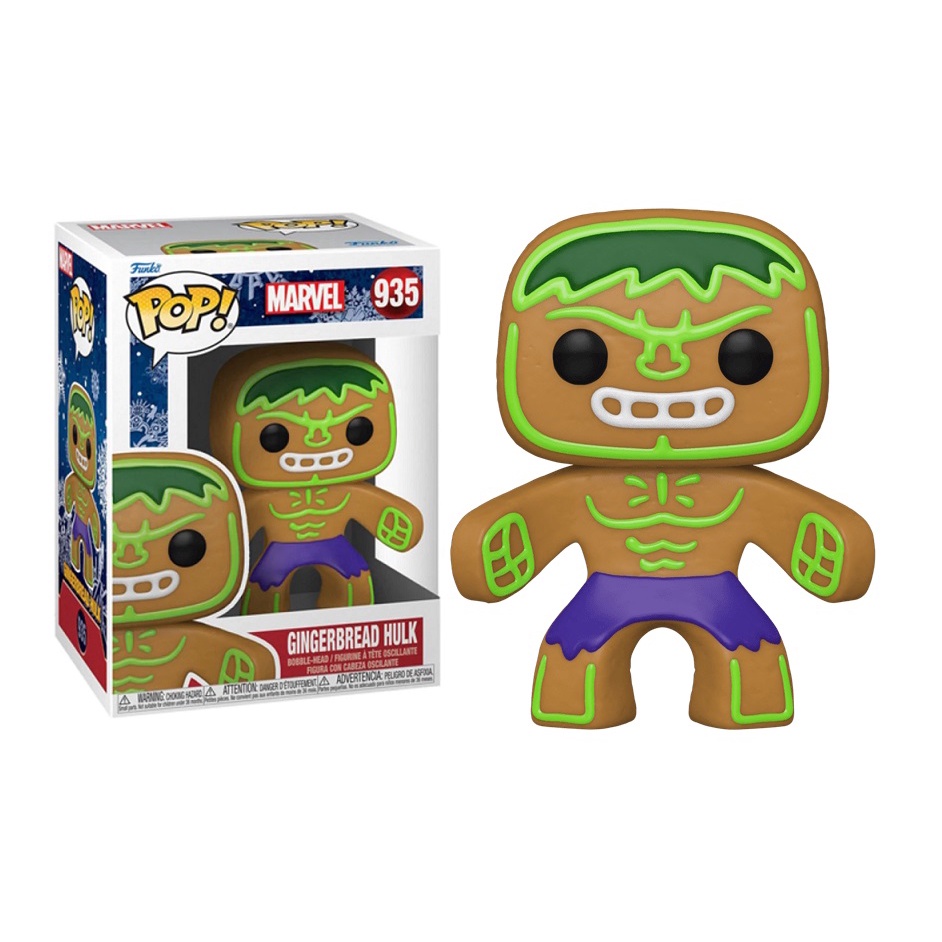 Funko Pop Marvel Gingerbread Hulk 935 | Shopee Brasil