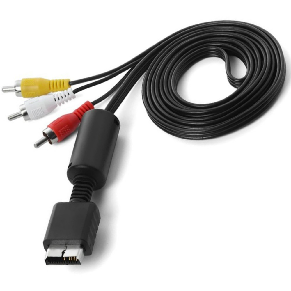 Cabo Av Audio e Video Rca Para Playstation Ps1 Ps2 E Ps3 com 1.80 ...