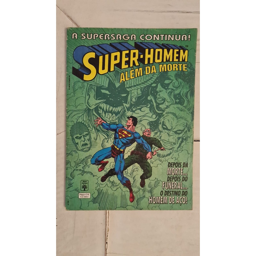 Hq Super-Homem Alem da Morte- Formatinho | Shopee Brasil