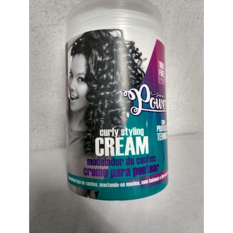 creme de pentear soul Power curly stiling cream 800g | Shopee Brasil