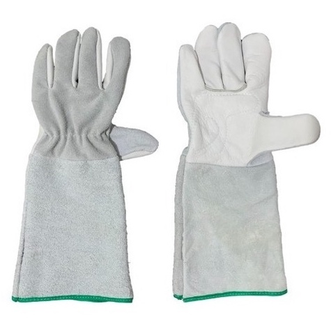 Luva Vaqueta Mista Raspa Cano Longo TR Ca 38774 | Shopee Brasil