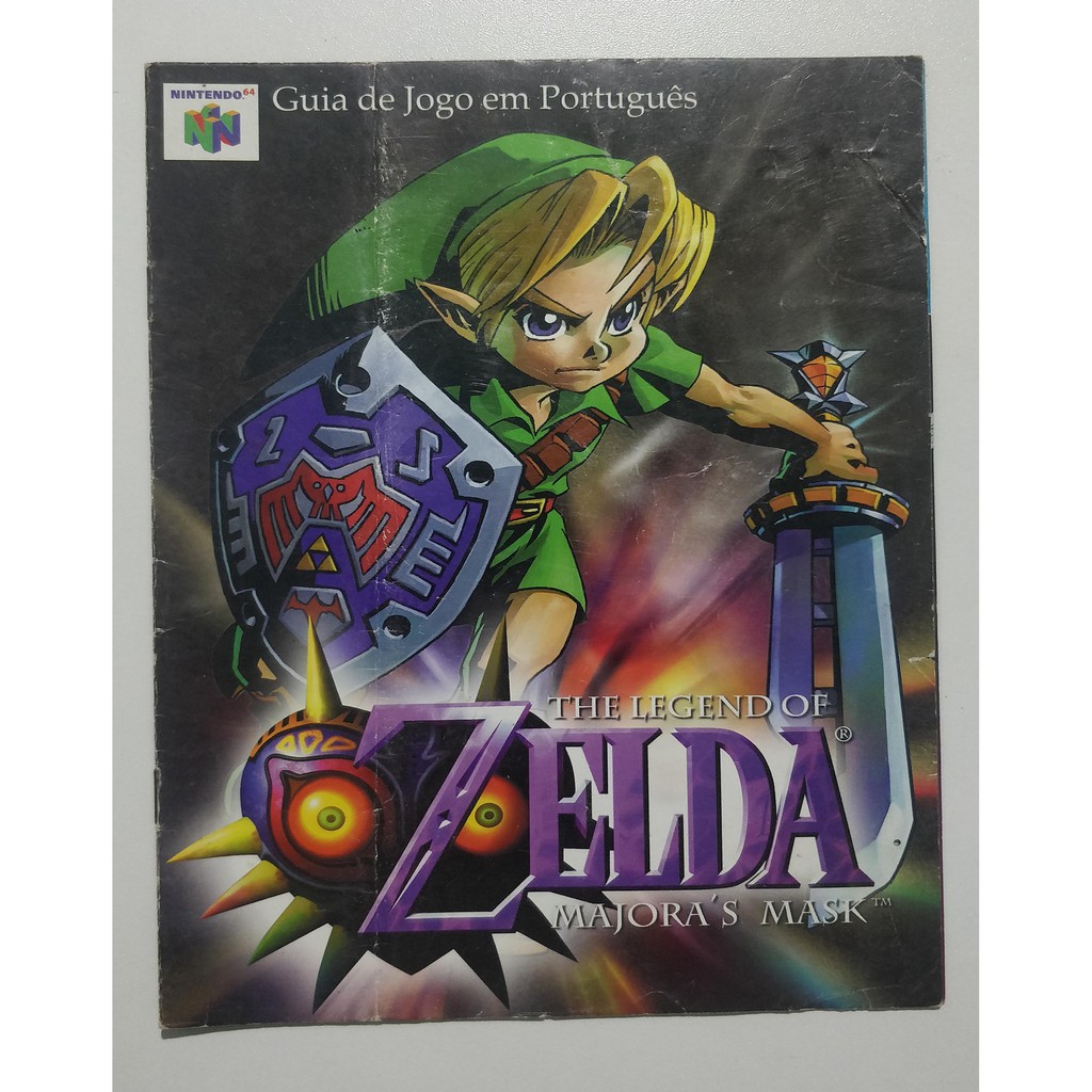 Guia de Jogo Big Box The Legend Of Zelda Majoras Mask Português ...