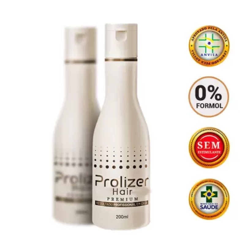 Prolizer Hair Pemium Progressiva Sem Formol de Chuveiro 300ml | Shopee ...