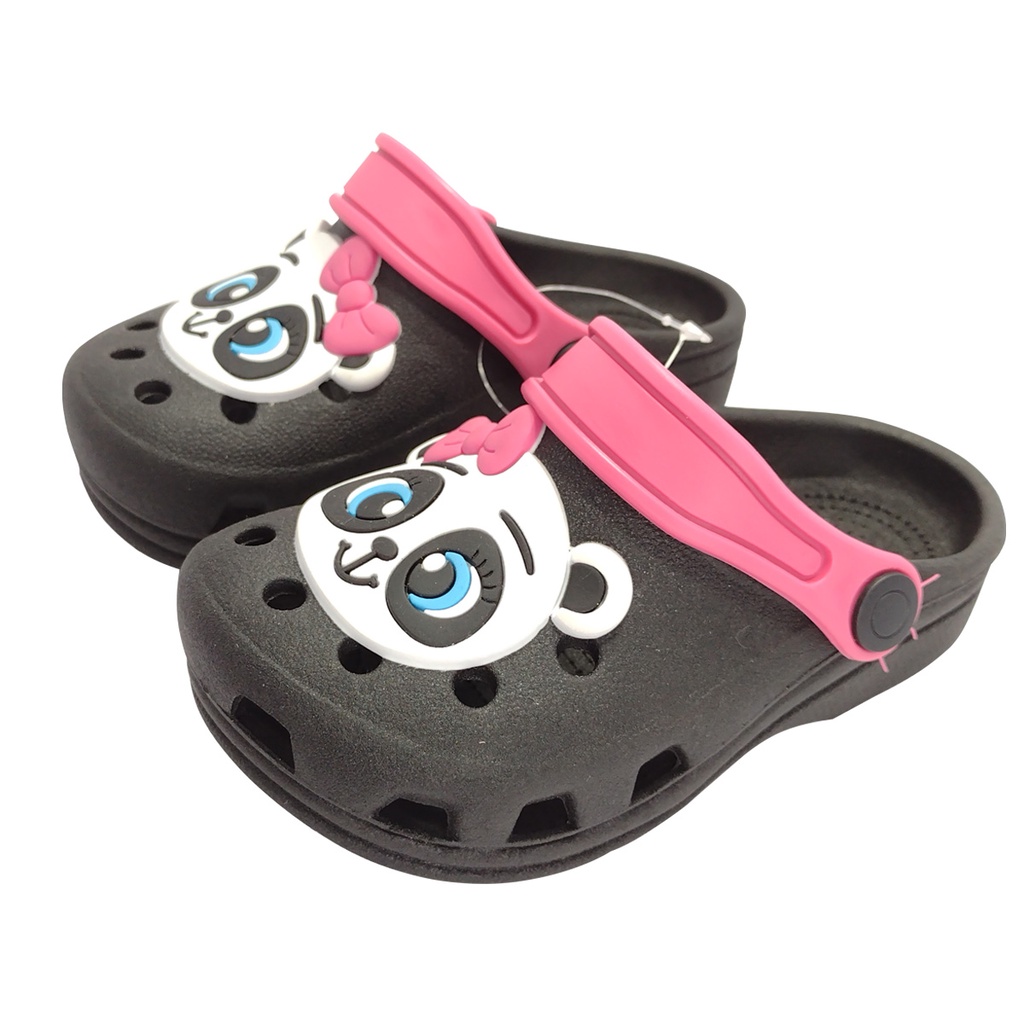Babuche Crocs Infantil Personagem Panda Menina | Shopee Brasil