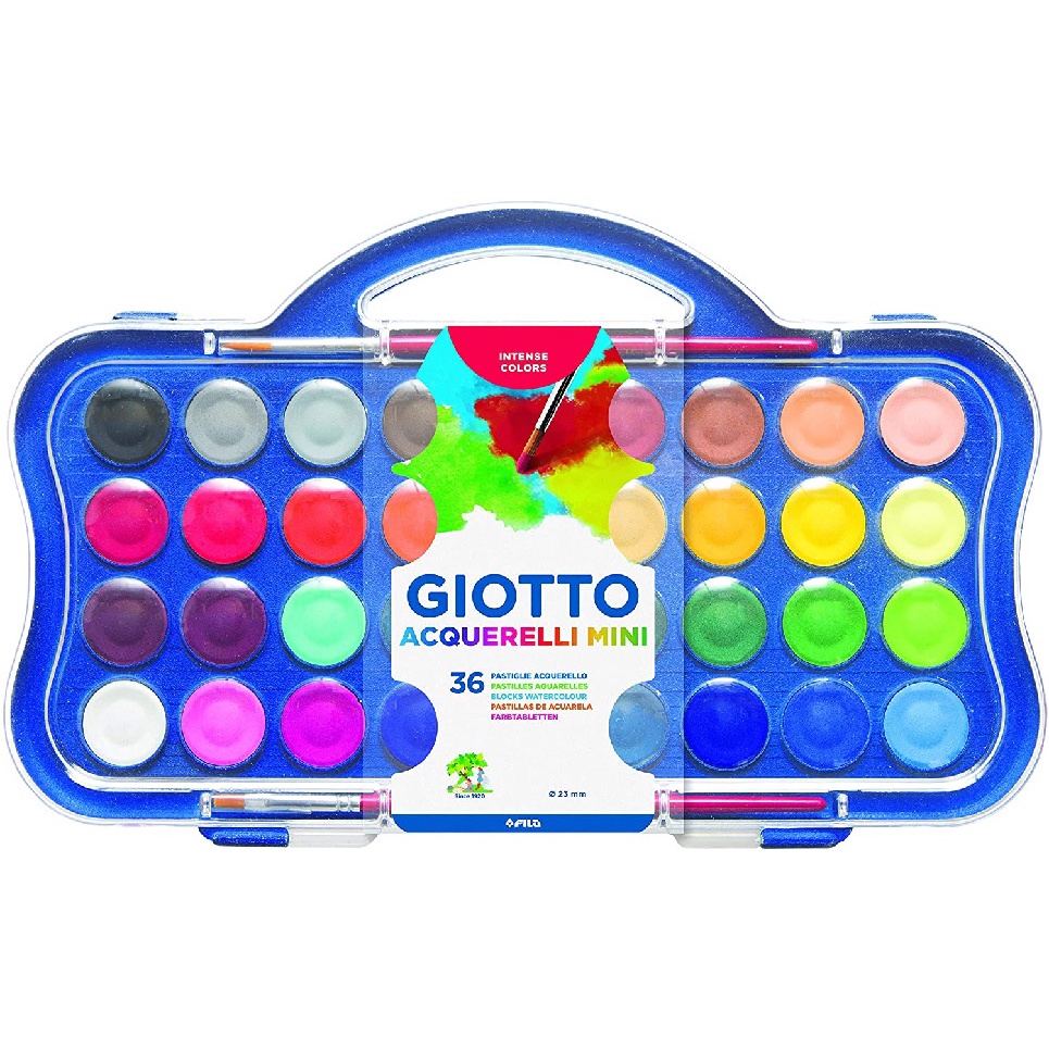 Aquarela Giotto Mini 36 Cores 23mm | Shopee Brasil