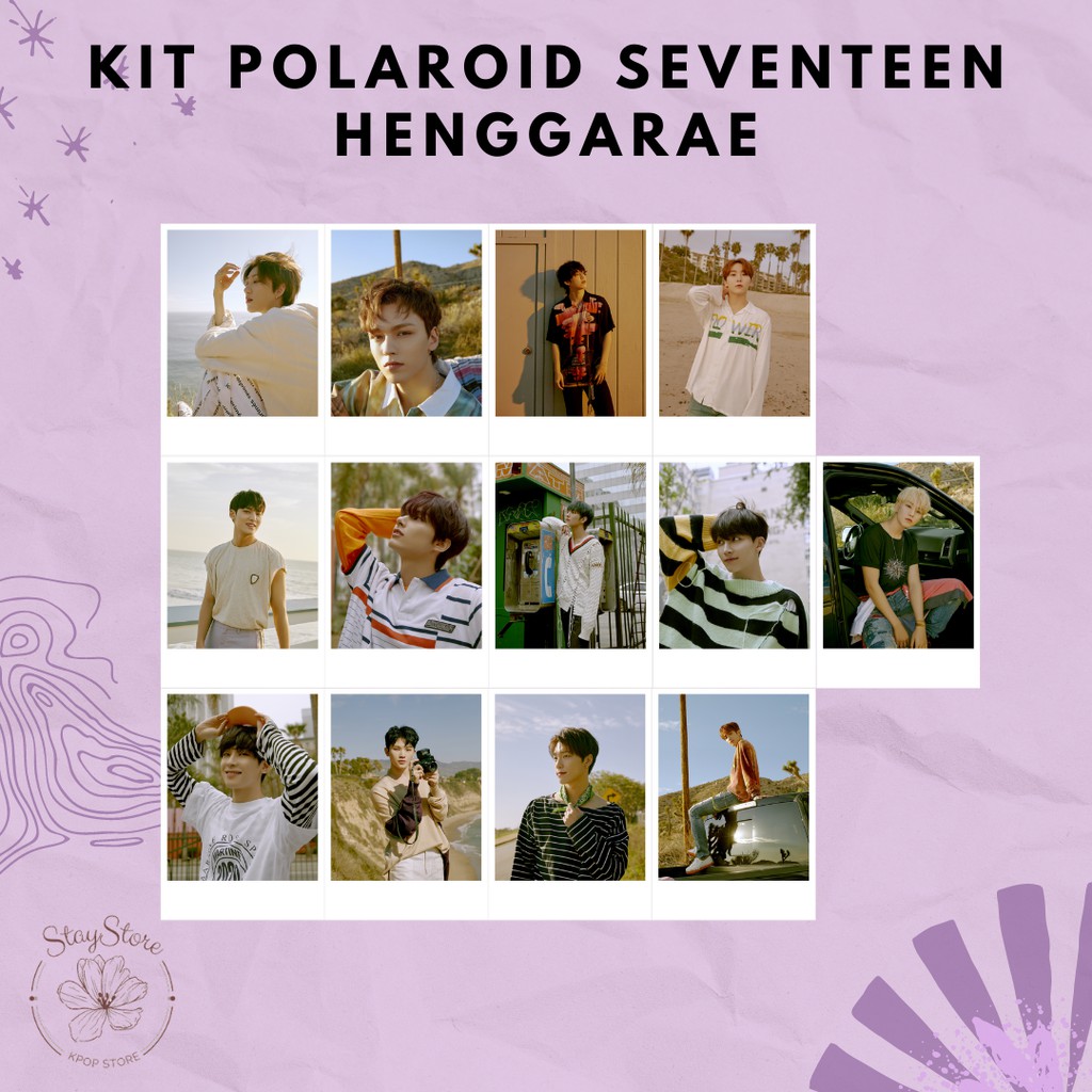 Kit Polaroid seventeen "Henggarae"/ "Left & Right" K-Pop Exclusivo ...