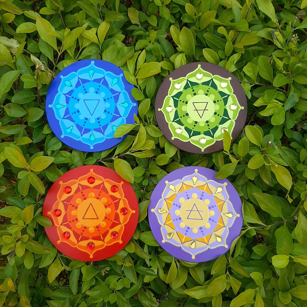Kit mini mandalas - 4 Elementos | Shopee Brasil