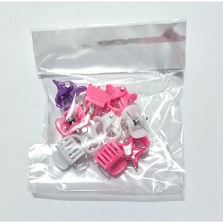 10 Mini Piranhas 1,0 X 1,5cm Infantil Rosa Branca Roxo | Shopee Brasil