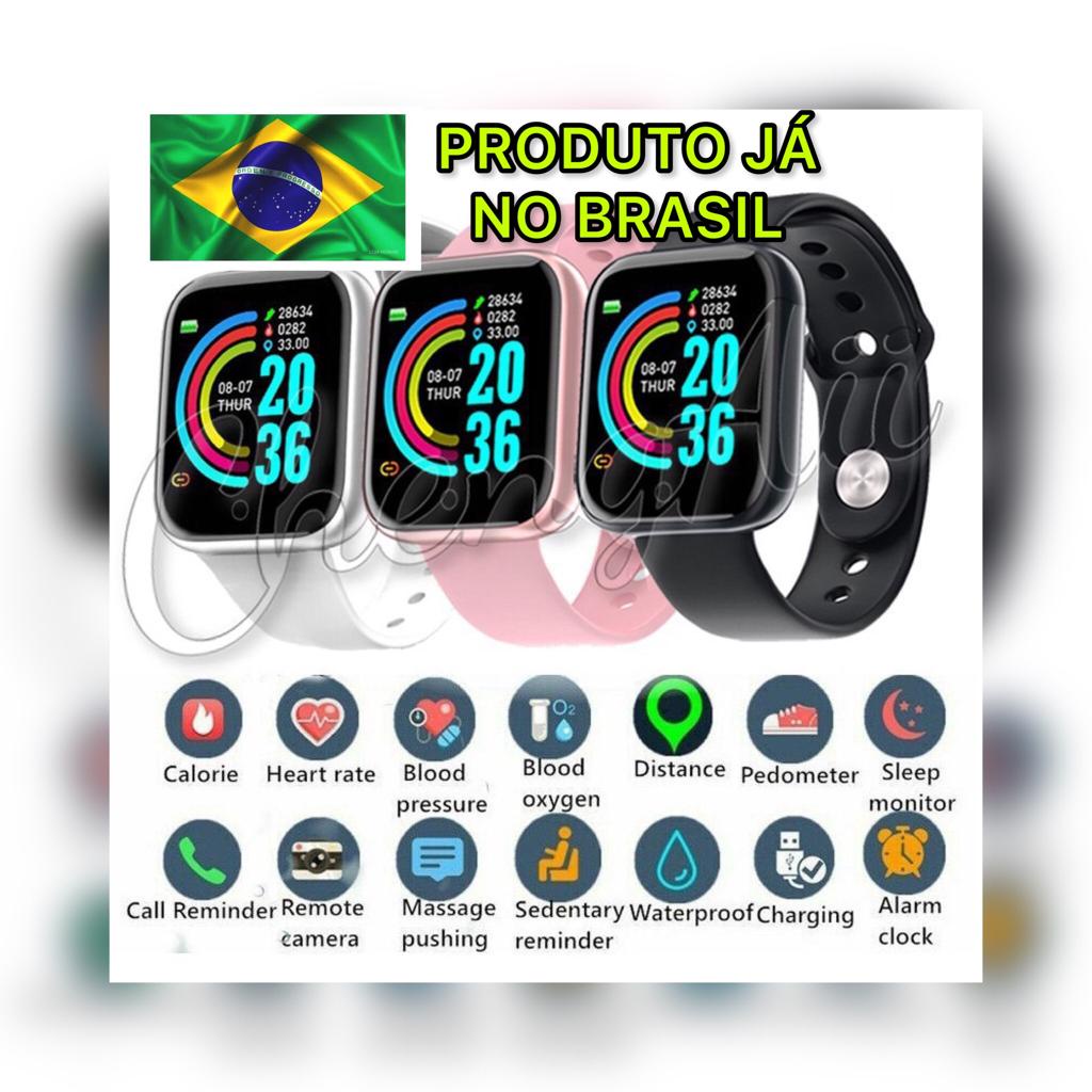 Relogio Inteligente SmartWatch Y68 D20 Atualizado Coloca Foto | Shopee ...