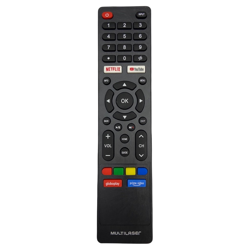 Controle Remoto para TV LED Multilaser Smart com Teclas Netflix ...