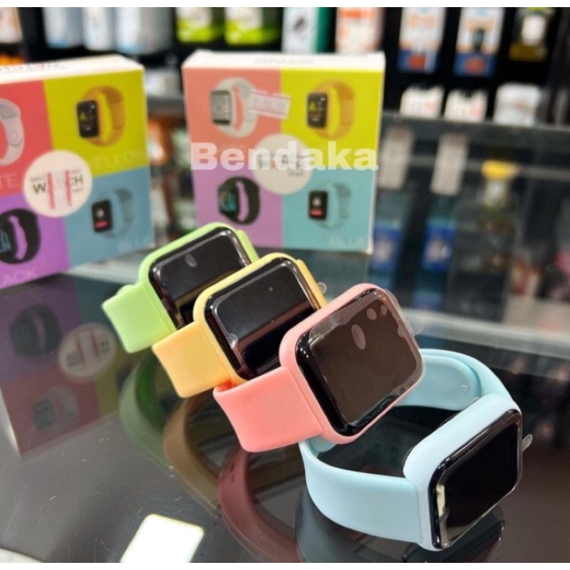 Relógio Smartwatch D20/Y68 Macaron Colorido | Shopee Brasil