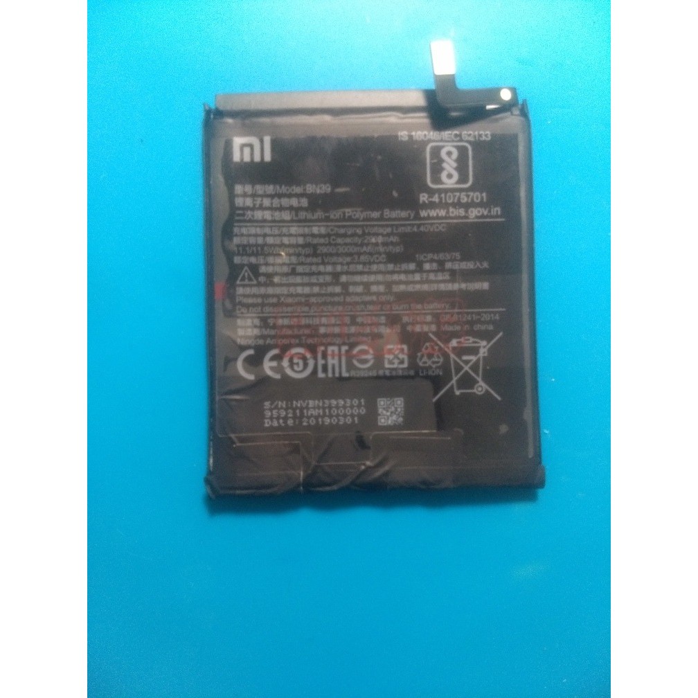 Bateria Bn39 Xiaomi Mi Play Original | Shopee Brasil
