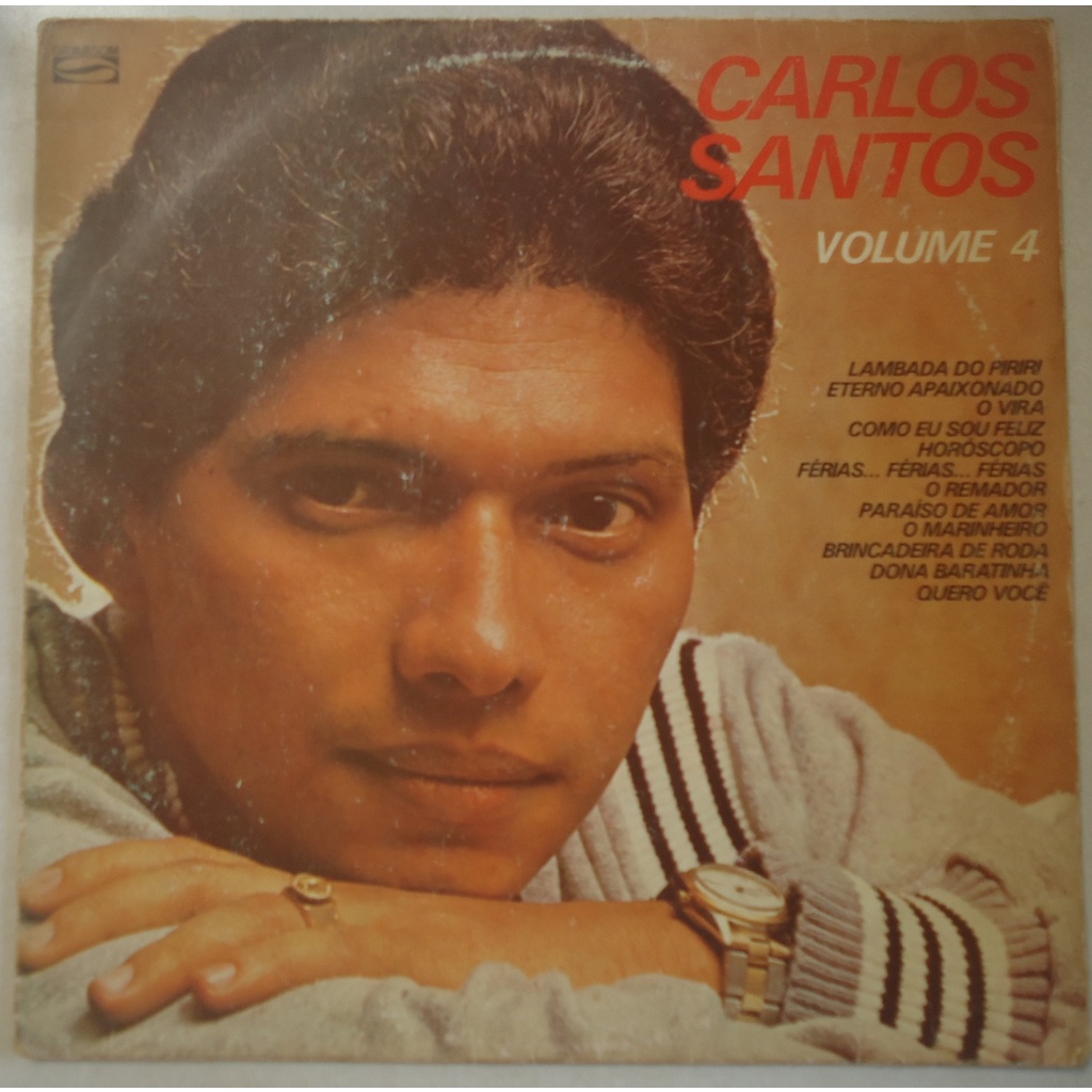 Lp Carlos Santos Vol.4 1982 Lambada Do Piriri, Disco De Vinil | Shopee Brasil