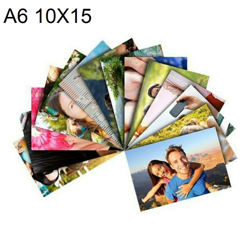 Papel Fotográfico Premium 260G Glossy Tamanho 10x15 A Prova D'água 20 Folhas papel A6 ...