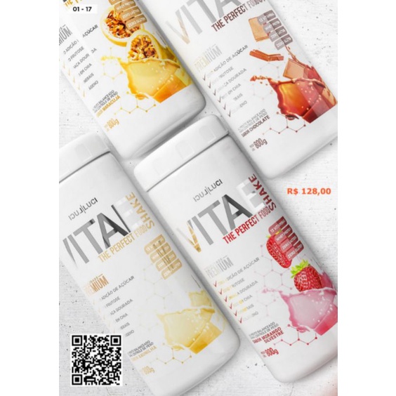 Shake 800g( Sabores; Baunilha, Morango, Chocolate e Maracujá) | Shopee ...