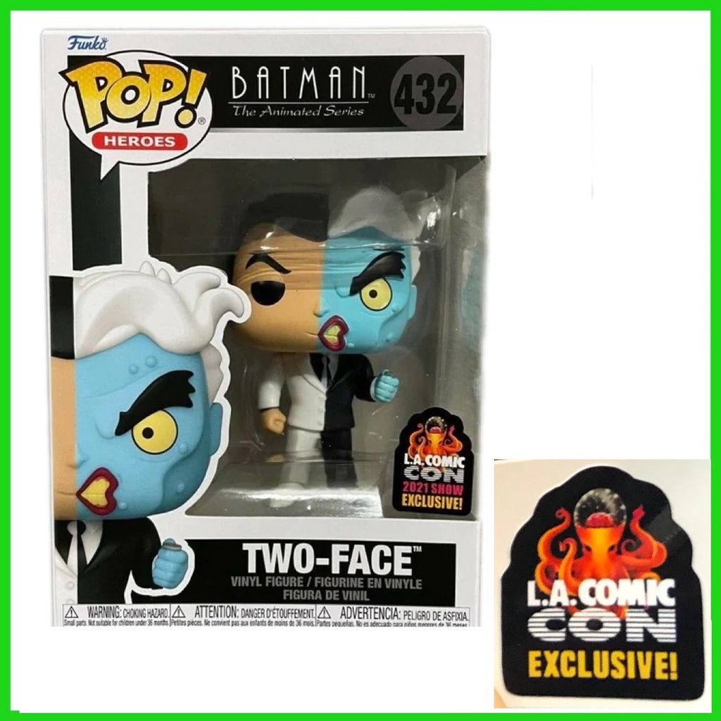 Funko POP Two Face LACC Exclusive #432 DC Batman Animated Series ...
