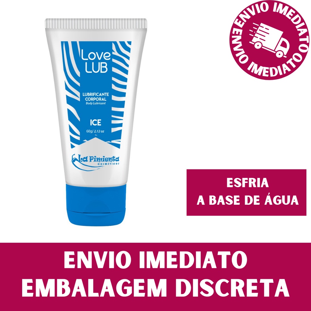 Lubrificante Love Lub Ice | Shopee Brasil