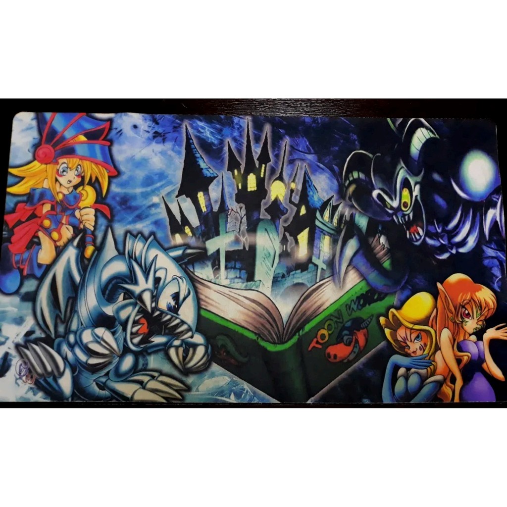 Playmat Yugioh Campo De Duelo Toon Mundo Da Fantasia 35x60 | Shopee Brasil