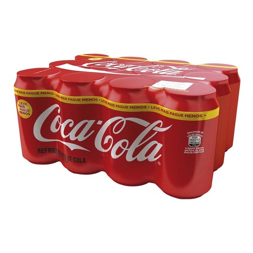 Coca Cola Lata 350ml - Pack 12 Unidades | Shopee Brasil