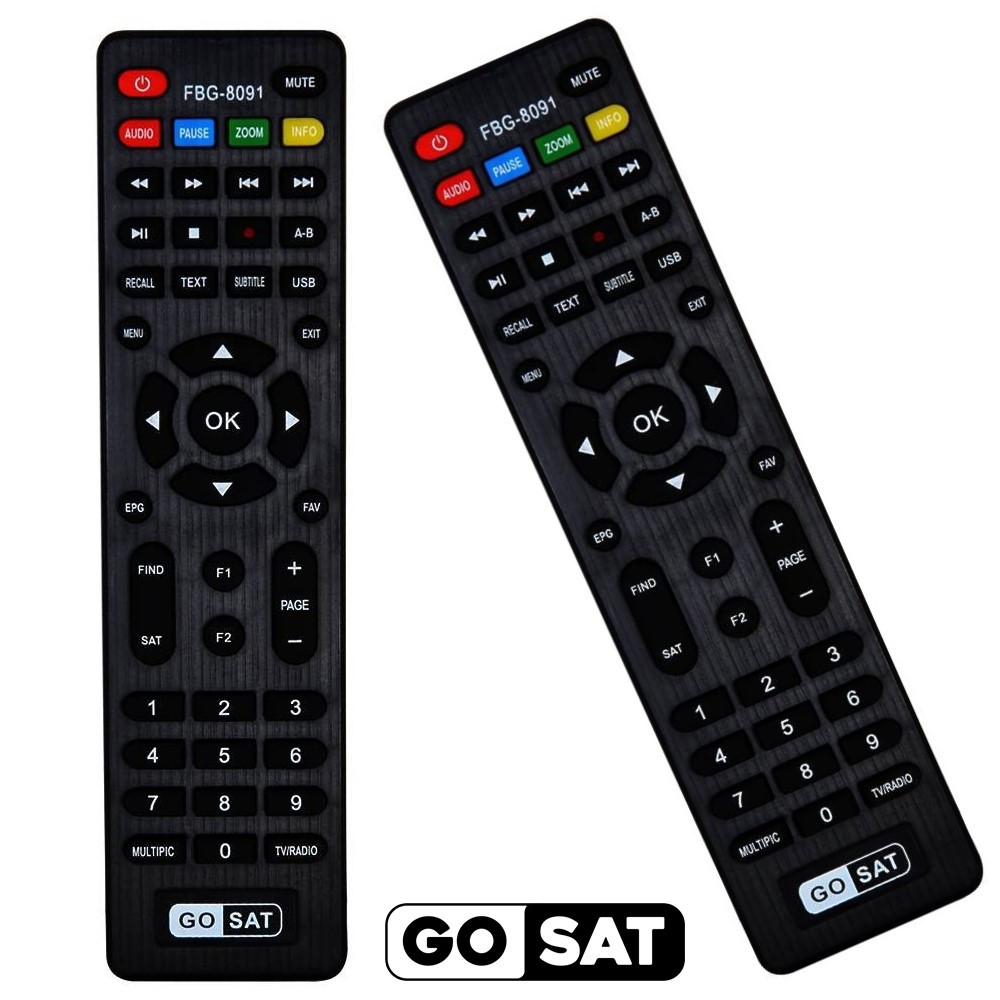 Controle Para Receptores GoSat FBG-8091 | Shopee Brasil