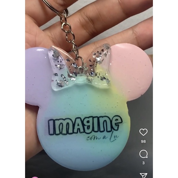 Chaveiro Minnie QR Code | Shopee Brasil