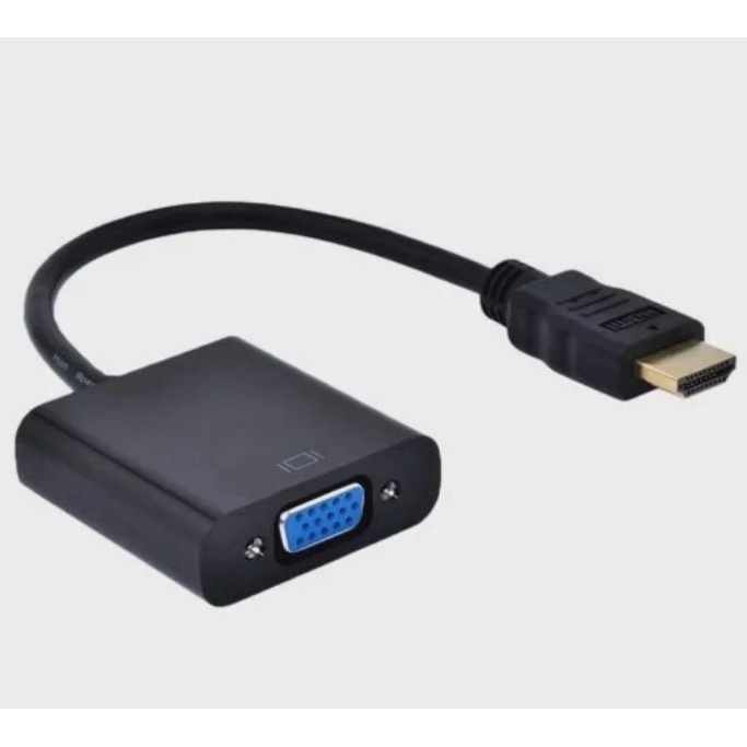 Cabo Adaptador Conversor Hdmi Para Vga | Shopee Brasil
