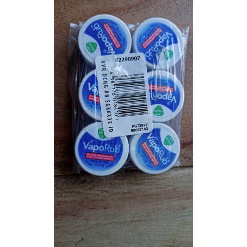 Vicks VAPORUB 5g | Shopee Brasil