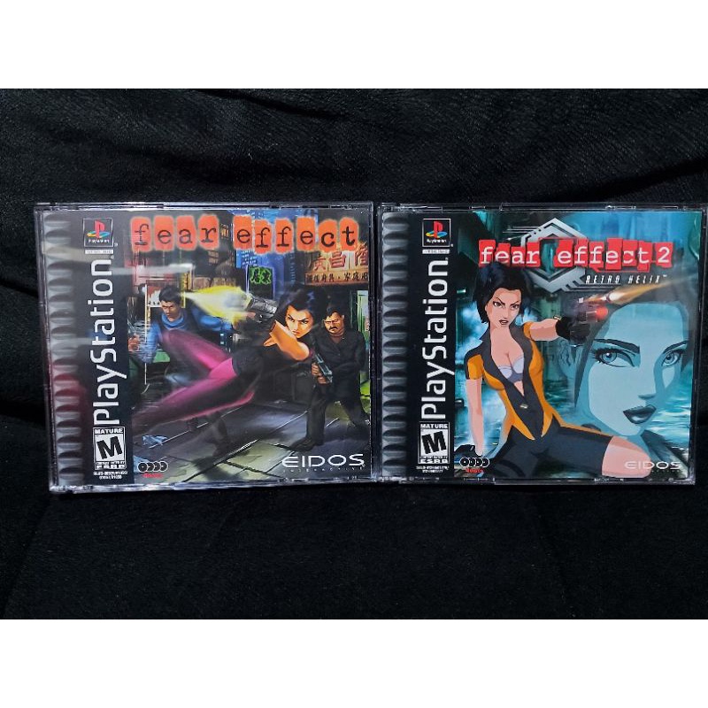 Lote Fear Effect 1 e 2 Retro Helix Americano Original Playstation One ...