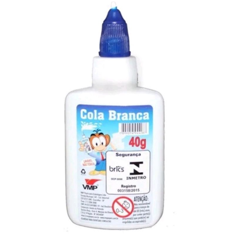 Cola escolar liquida branca 40g | Shopee Brasil