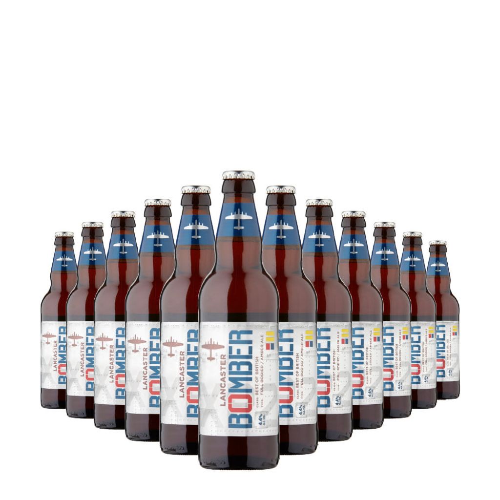 Kit Cerveja Lancaster Bomber Ale Gf 500 ml 12 Unidades | Shopee Brasil