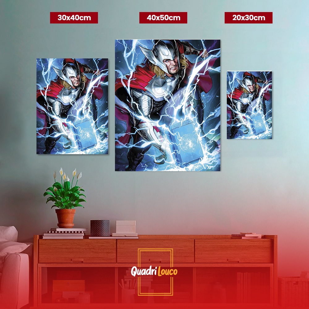 Quadro do Thor Comics #01 | Shopee Brasil