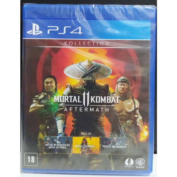 Jogo Mortal Kombat 11: Aftermath - PS4 Mídia fisica - Escorrega o Preço