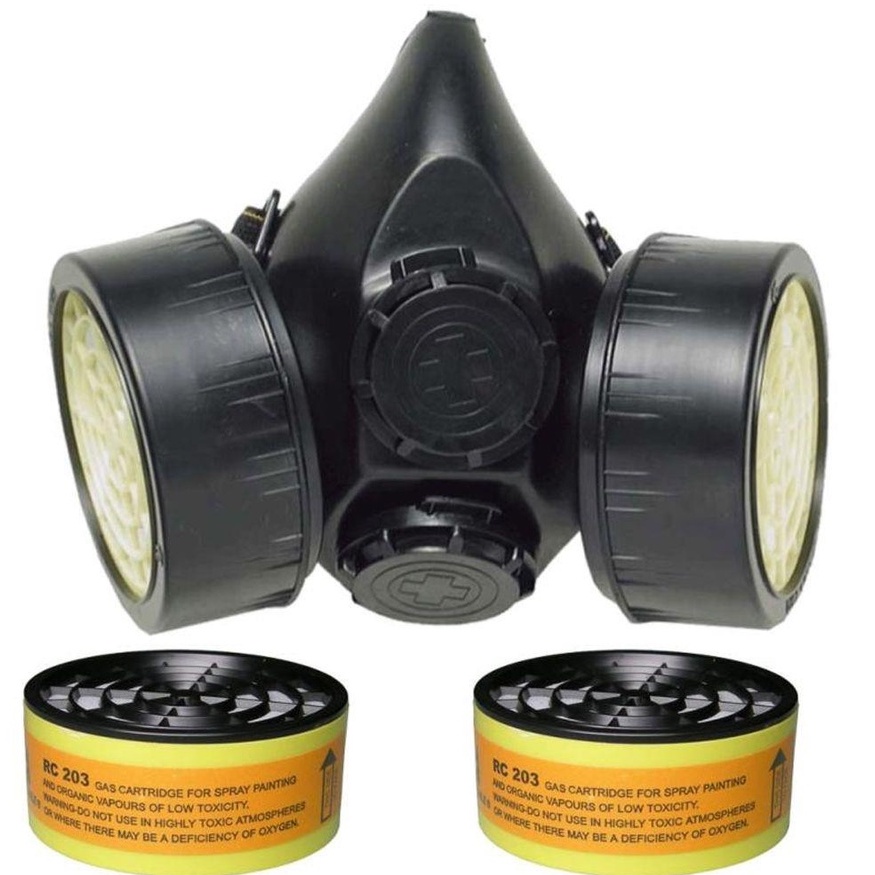 RESPIRADOR SEMIFACIAL CARBOGRAFITE CG306 COM 2 FILTRO RC203 | Shopee Brasil