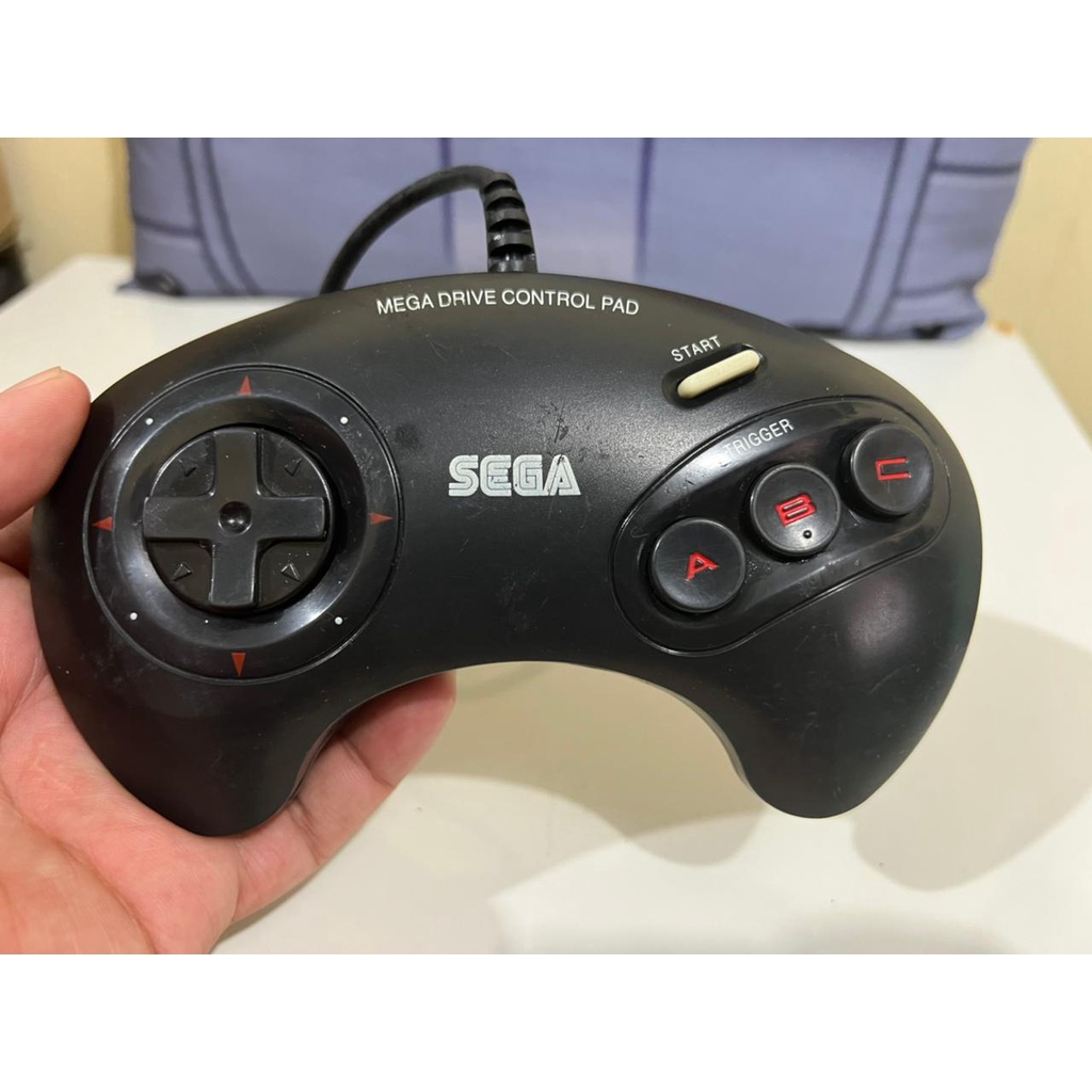 Controle Mega Drive 3 Botões Control Pad Original Cod Fio | Shopee Brasil