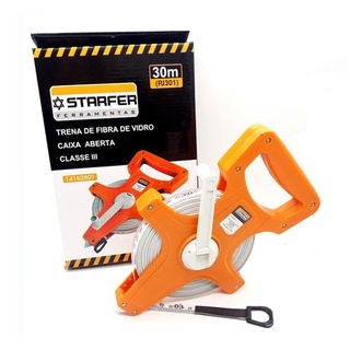 Trena De Fibra De Vidro Aberta Redonda 30 Metros Topografia | Shopee Brasil