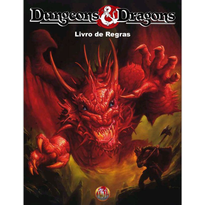 Livro de Regras 1°ed Dungeons Dragons D&D | Shopee Brasil