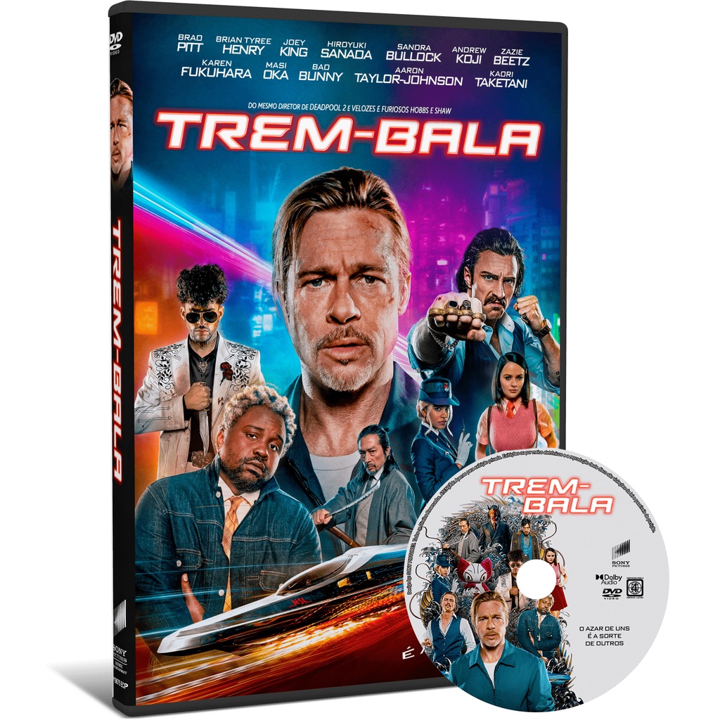 DVD Filme Trem-Bala (2022) | Shopee Brasil