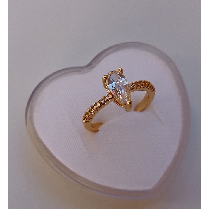 Anel cravejado | Shopee Brasil