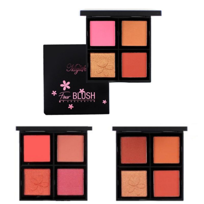Paleta de Blushes Four Blush My Life | Shopee Brasil