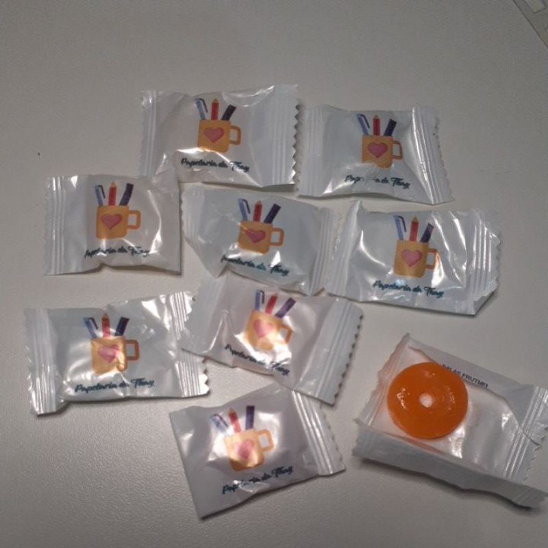 balinha papelaria da Thay- sabores sortidos Frutmel | Shopee Brasil