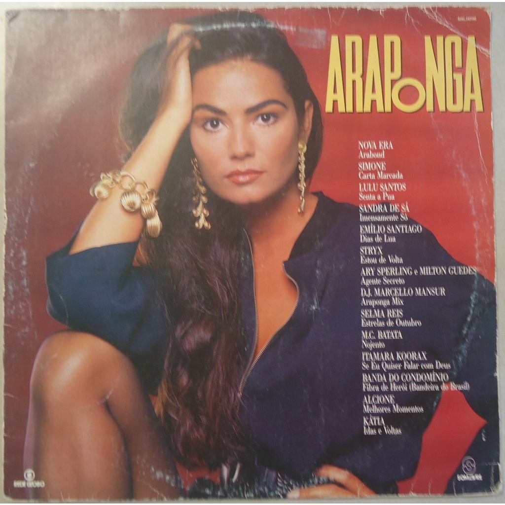 Lp Araponga 1990, Vinil Trilha Sonora Nacional Da Novela | Shopee Brasil