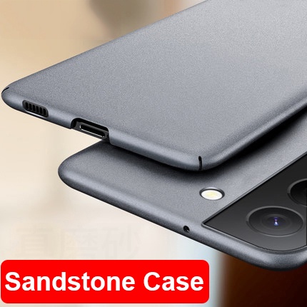 Samsung Galaxy S20/S21/S22/Plus/Ultra/FE Capa Dura Anti-Impacto Slim Sandstone Matte PC Fina ...