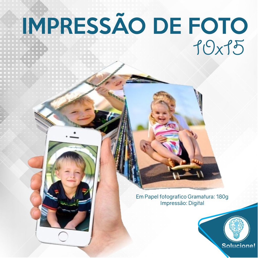 Revelação Impressão de foto 10x15 Alta Qualidade | Shopee Brasil