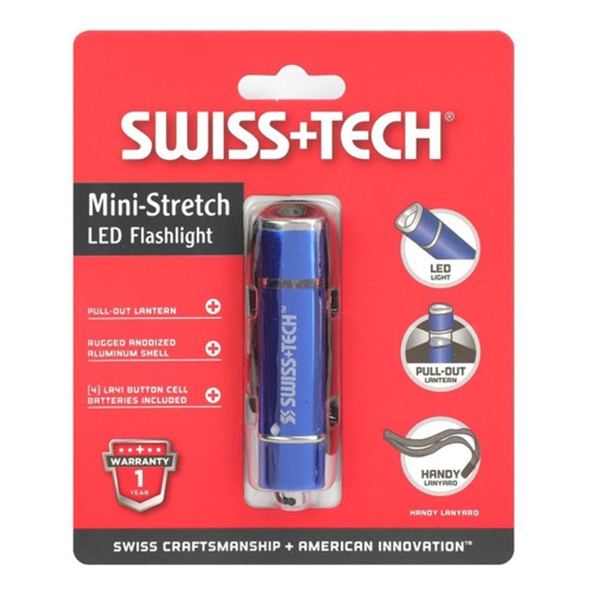 Mini Lanterna Led Swiss Tech St50100 Azul | Shopee Brasil