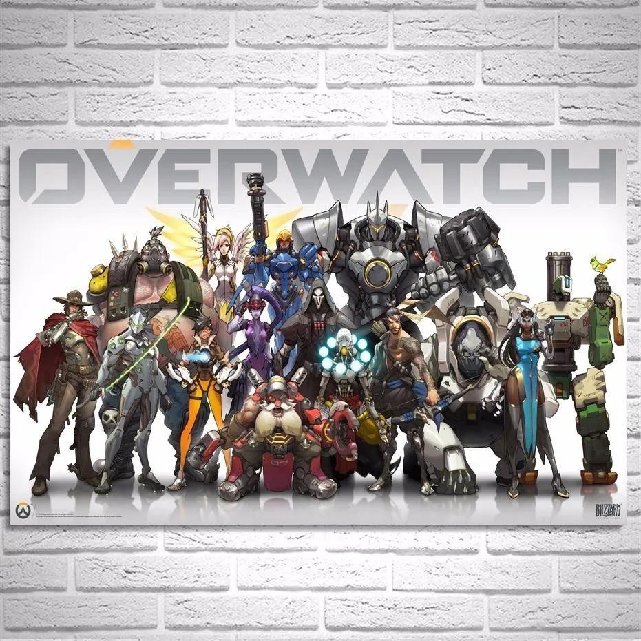 Poster Cartaz Overwatch #1 A3 | Shopee Brasil