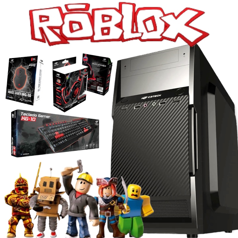 Pc Cpu Gamer 4a geracao para Roblox SSD + KIT GAMER completo | Shopee ...
