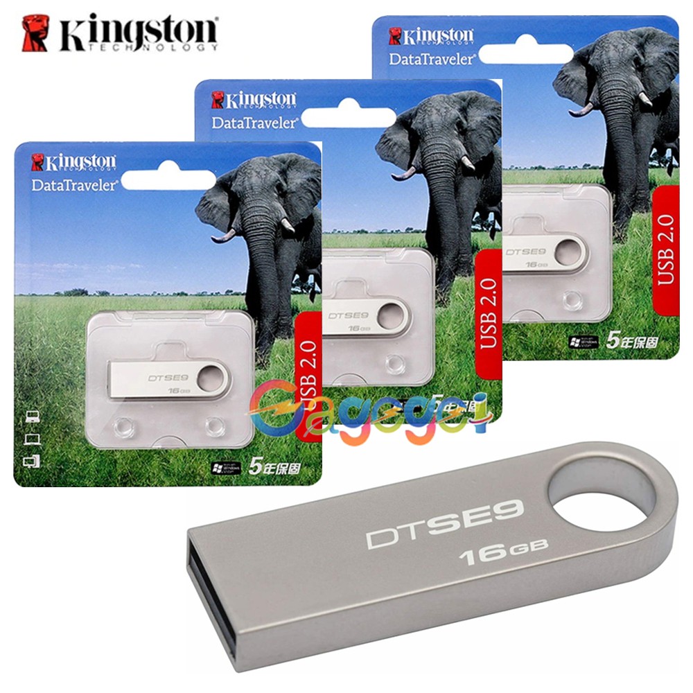 Kingston DTSE9H Pendrive 4GB 8GB 16GB 32GB 64GB Flash Drive | Shopee Brasil