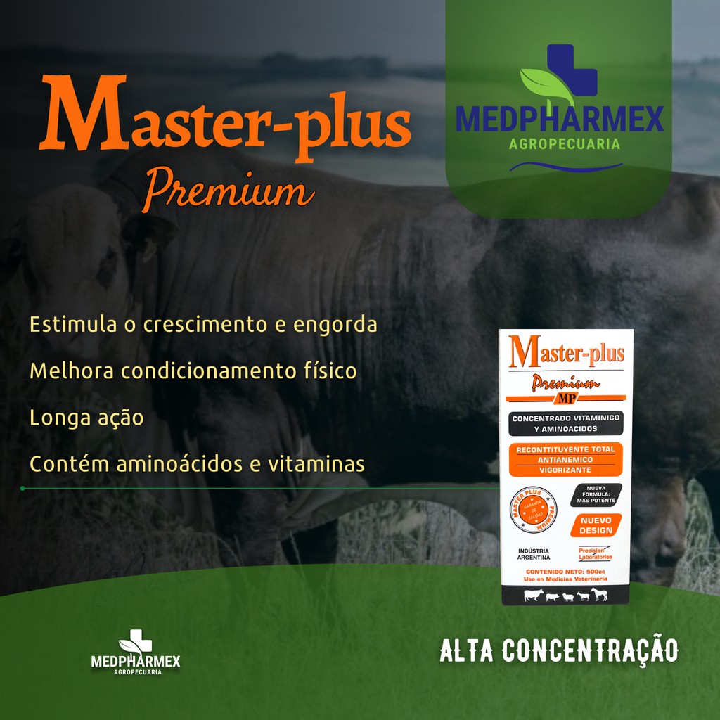 Master Plus Premium 500ml ( Caixa 5 Unidades ) | Shopee Brasil